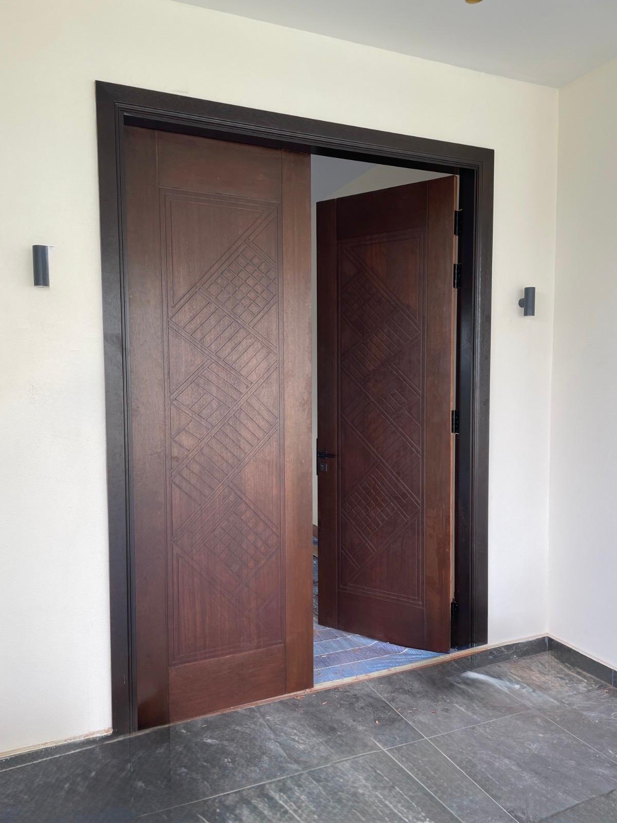 Merbau Solid Hardwood Door Malaysia | Premium Durable Wood – Kamwo Timber